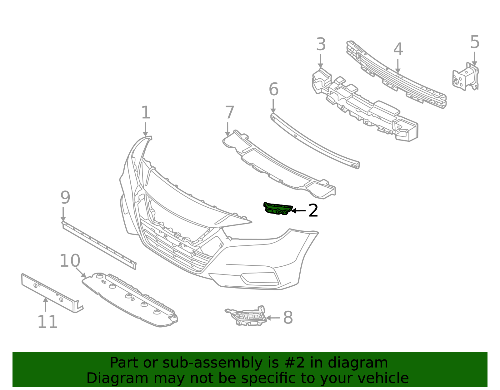62224-5EE0A - 2020-2025 Nissan Versa - Side Bracket | World OEM Parts ...