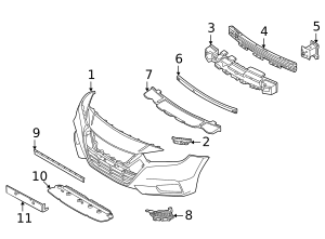 62022-5EE0J - Bumper Cover - 2020-2021 Nissan Versa | Nissan OEM Parts ...
