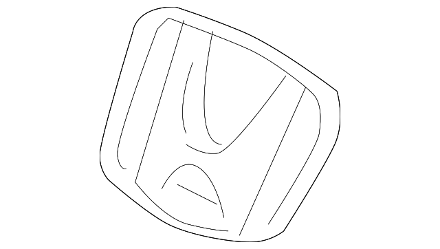 2005-2010 Honda Emblem 75700-SVA-A01 | Honda Car Parts Direct