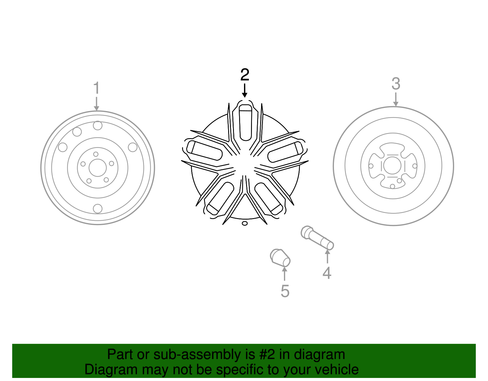 2011-2013 Kia Optima Wheel, Alloy 52910-2T350 | OEM Parts Online