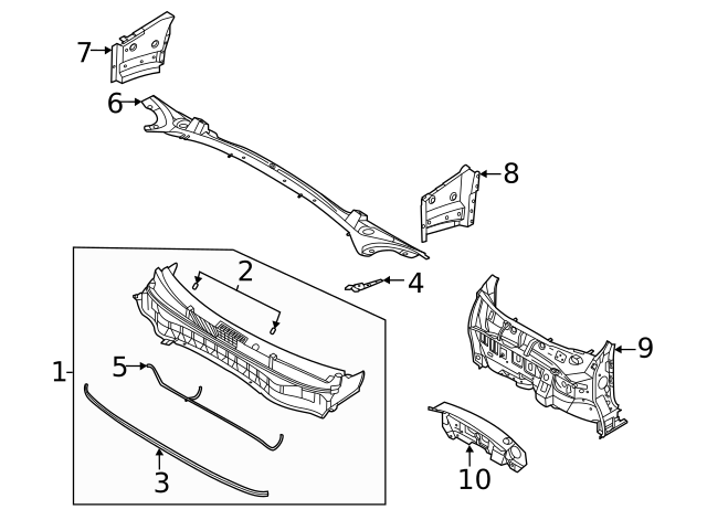 84124-Q5050 - Engine Compartment Insulation 2021 Kia Seltos | Kia.Parts ...