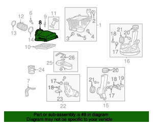 17211-R70-A00 - Cover, Air Cleaner - 2008-2015 Honda | Genuine Honda Parts