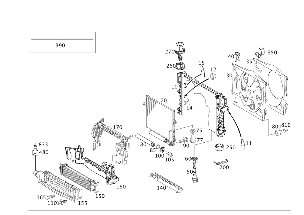 211-505-07-30 - Air Duct 1994-2005 Mercedes-Benz E320 | Mercedes-Benz ...