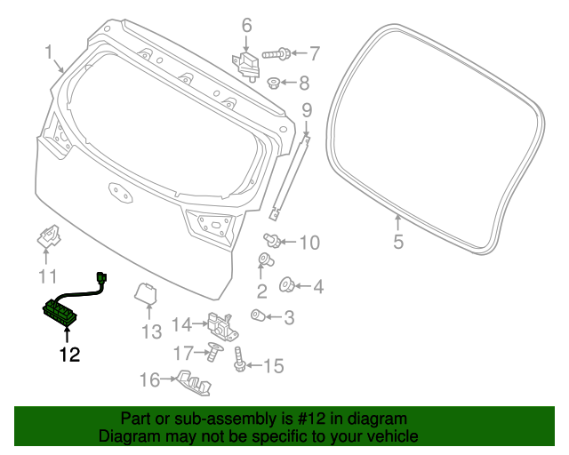81720-G5000 - Release Handle 2017-2022 Kia | Kia.Parts Store