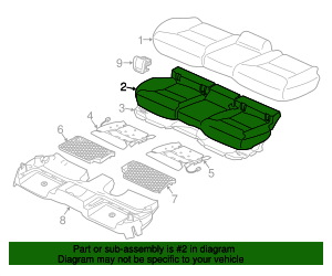 31685069 - Seat Cushion Pad - 2017-2020 Volvo | Volvo OEM Parts Direct