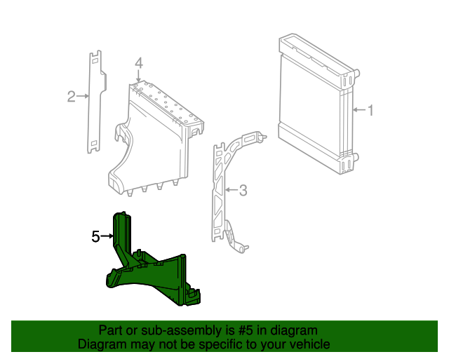 2014-2018 Mercedes-Benz Lower Duct 212-500-22-16 | AutoNationParts.com