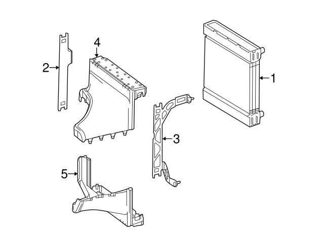 2014-2018 Mercedes-Benz Lower Duct 212-500-22-16 | AutoNationParts.com