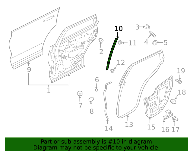 2019-2020 Infiniti QX50 Outer Sash 82216-5NA0A | Infiniti of Orland Park