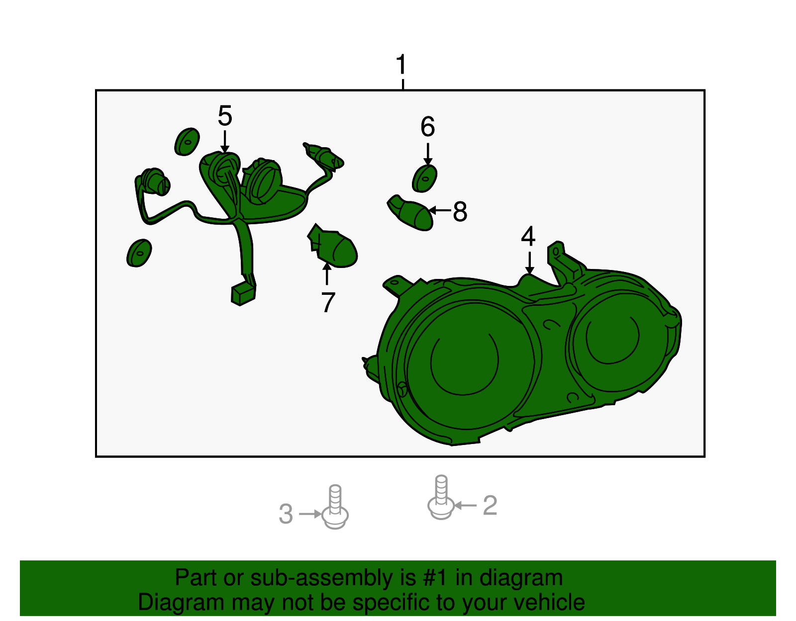 2014-2024 Nissan GT-R Combo Lamp Assembly 26550-62B1B | Ziegler Nissan ...