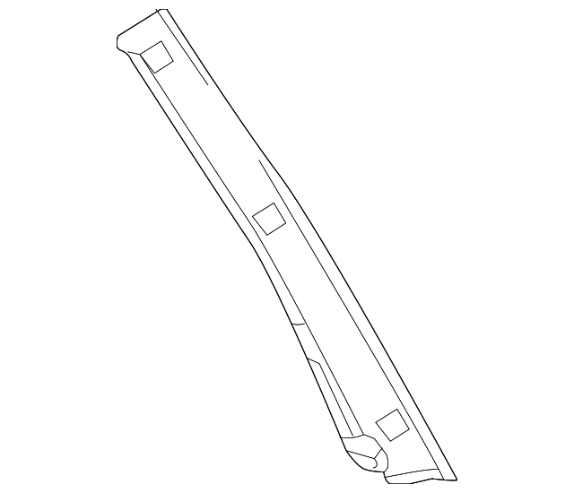 166-690-03-64 - Pillar Trim 2013-2019 Mercedes-Benz | Mercedes-Benz USA ...