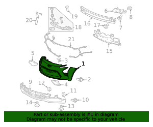 2022-2023 Chevrolet Bolt EV Fascia 42795357 GM | GMPartsDirect.com