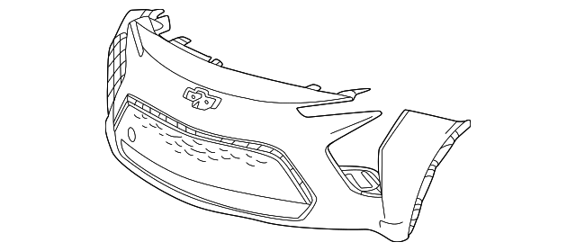 2022-2023 Chevrolet Bolt EV Fascia 42795357 GM | GMPartsDirect.com