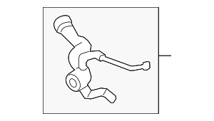17127639462 - 2012-2016 BMW Upper Hose (17-12-7-639-462) | BMW of South ...