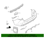 2020-2021 Nissan Versa Reverse Sensor Retainer Plate 28533-4CL9A ...