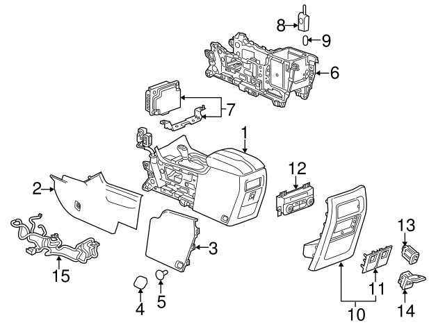 2018-2020 Chevrolet Traverse Rear Panel Assembly 84244890 | QuirkParts