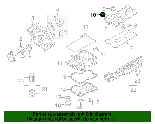 Genuine BMW 11-12-7-647-074 | Filler Tube | FREE Shipping on Most ...