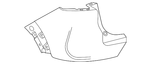 2021-2025 Chevrolet Trailblazer Rear Passenger Side Upper Bumper Cover ...