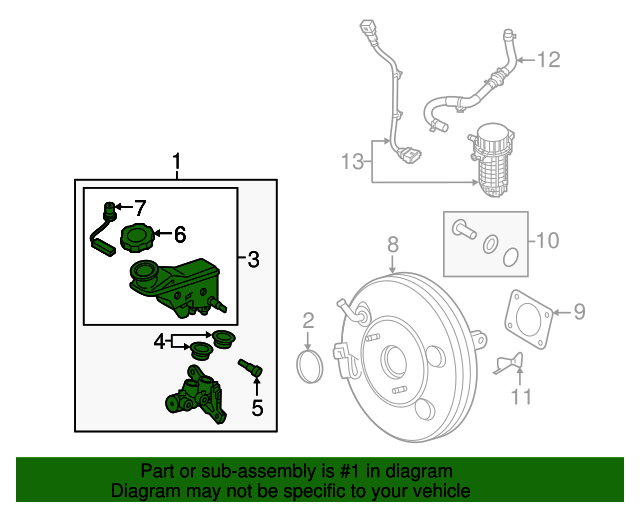 58510-D3100 - Master Cylinder - 2016-2021 Hyundai Tucson | World OEM ...