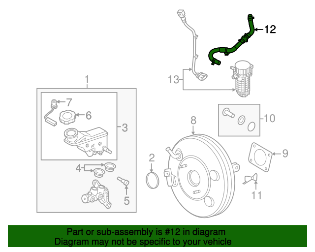 59130-D3150 - Vacuum Hose - 2018 Hyundai Tucson | World OEM Parts Hyundai