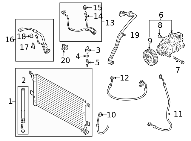 2021-2024 Audi Compressor 8W0-816-803-L | OEM Parts Online