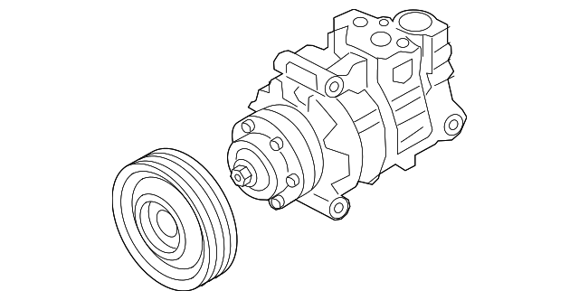 2018-2022 Audi A/C Compressor 8W0-816-803-J | Audi USA Parts