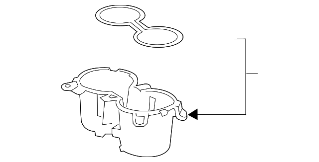 Genuine Toyota Cup Holder part# 55620-06520 for 2018-2024 Toyota Camry ...
