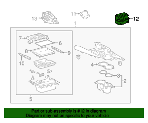 2018-2020 Toyota Camry Switch 84752-06070 | Toyota Parts