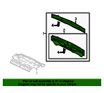 5281A179 - Rear Body Panel 2008-2017 Mitsubishi Lancer | Mitsubishi ...