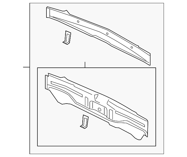 5281A179 - Rear Body Panel 2008-2017 Mitsubishi Lancer | Mitsubishi ...