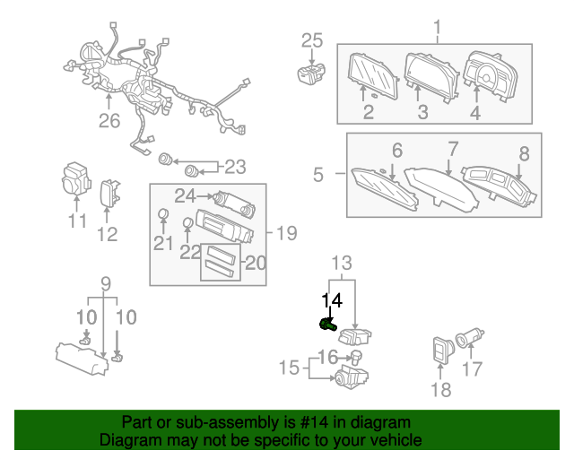 OEM 2006-2011 Honda Civic Bulb 77956-SNA-A01 | Honda Automotive Parts