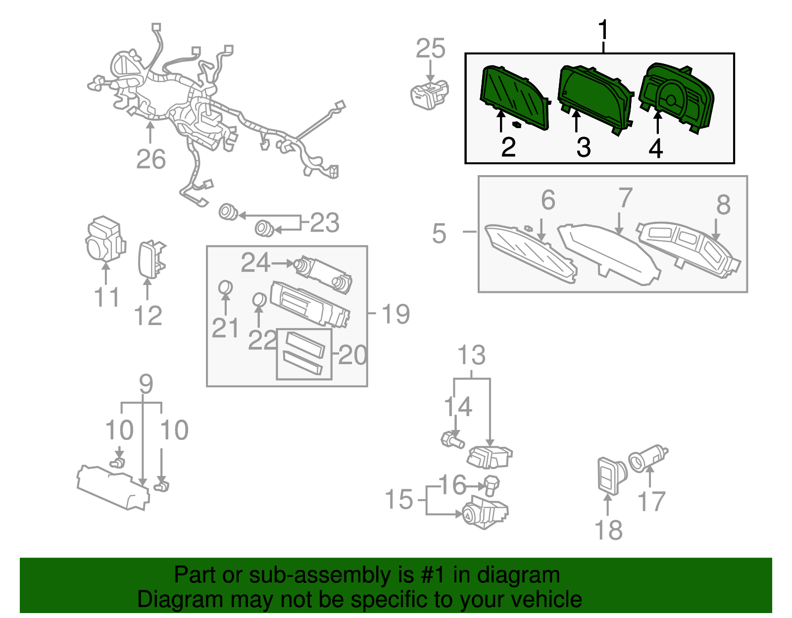 78200-SVA-A12 - 2006 Honda Civic - Meter Assembly Combination | Honda ...