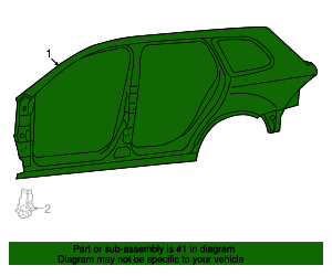 1K9-809-605 - Uniside Panel 2009-2014 Volkswagen Jetta | Piazza ...