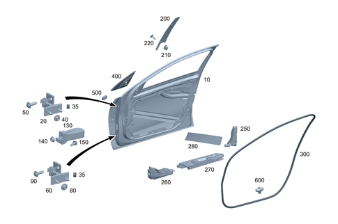 Front Door for 2022 Mercedes-Benz C300 | Mercedes-Benz USA Parts