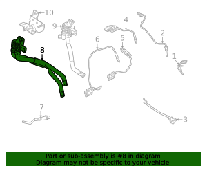 2020-2024 GM Exhaust Pressure Sensor Pipe 55513539 | Paradise GM Parts