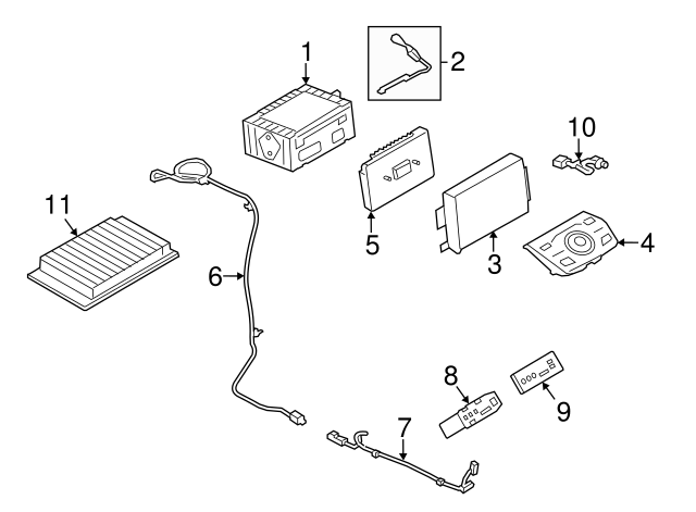 CJ5Z-10D885-FB - Display Unit - 2013-2014 Ford | Eastgate Ford Parts CA
