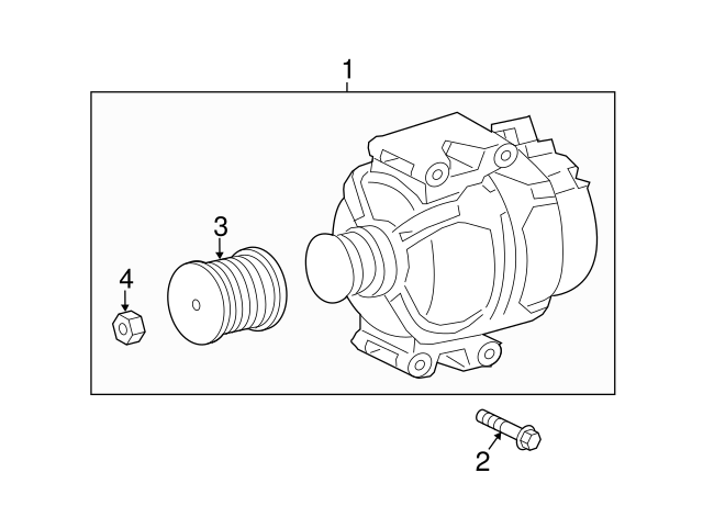 001-990-18-50 - Pulley Nut 2014-2017 Mercedes-Benz | Mercedes-Benz USA ...