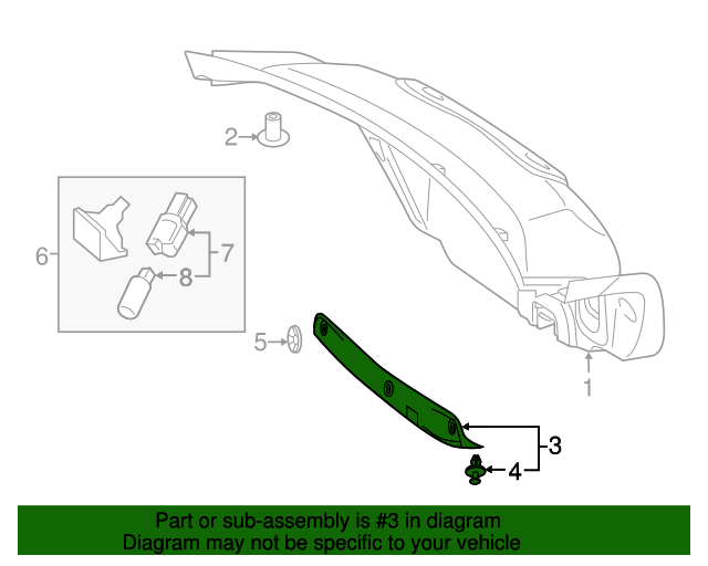 213-750-01-00-9051 - Deck Lid Handle 2017-2020 Mercedes-Benz | Mercedes ...