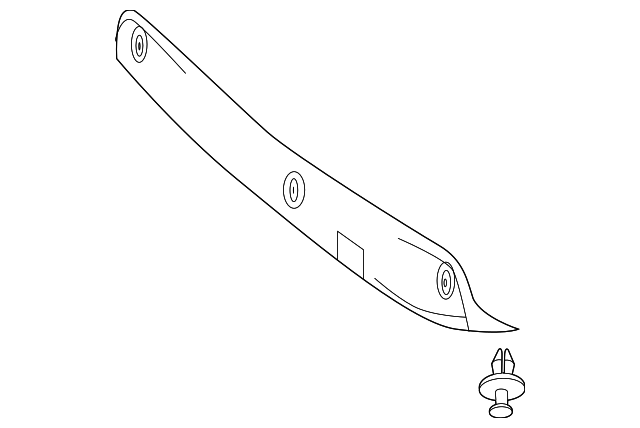 213-750-01-00-9051 - Deck Lid Handle 2017-2020 Mercedes-Benz | Mercedes ...