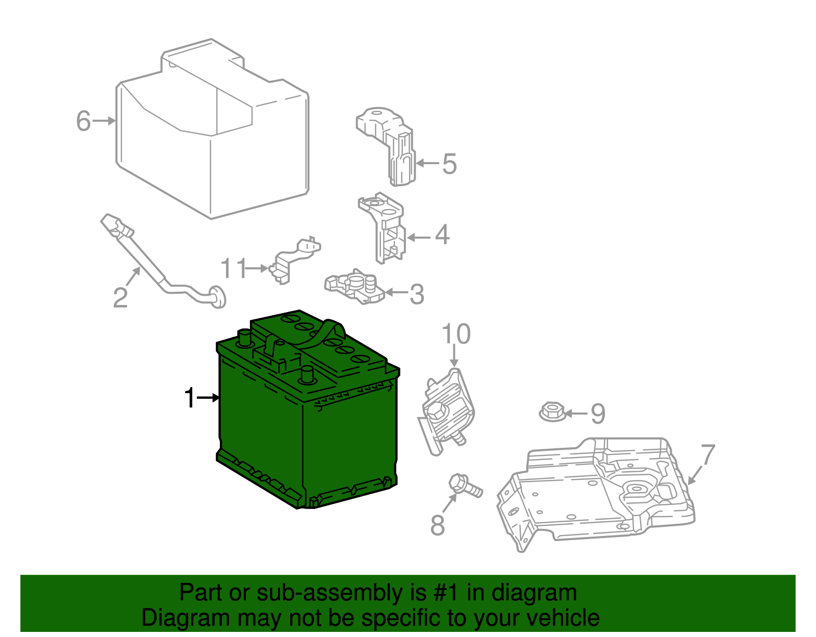 2018-2019 Toyota Prius C Battery 28800-21213 | Sparks Parts