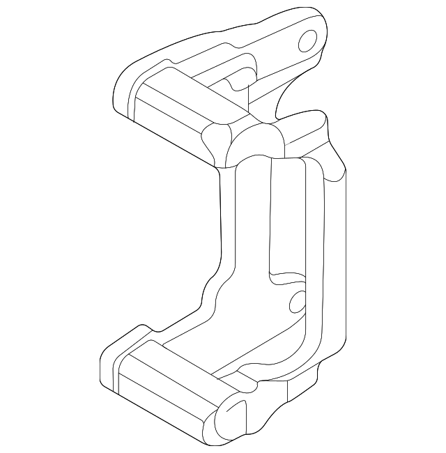 2018-2025 Audi Disc Brake Caliper Bracket 80A-615-425-D-QB7 | Audi USA ...