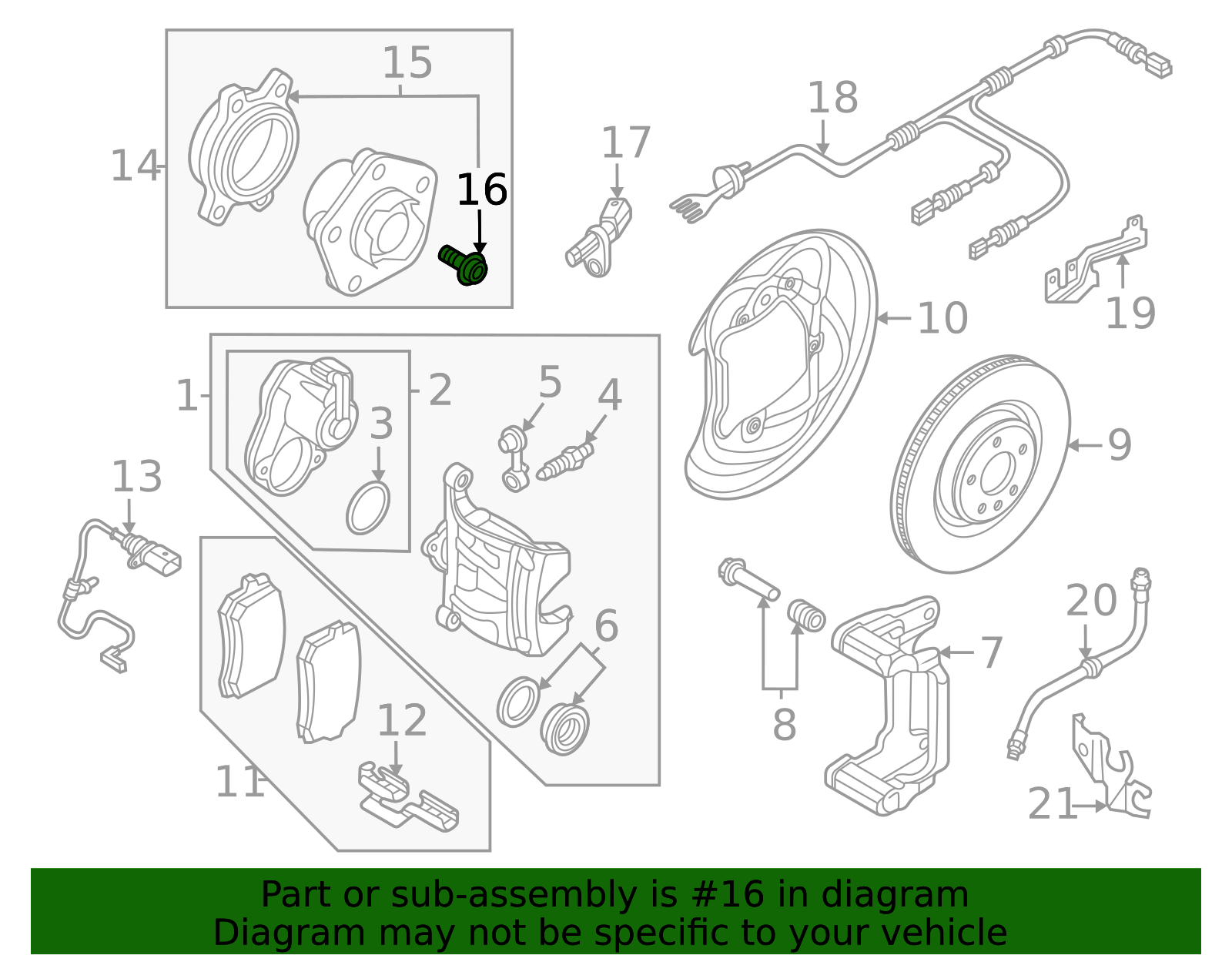 2005-2025 Audi Axle Bolt 8E0-407-643-A | OEM Parts Online