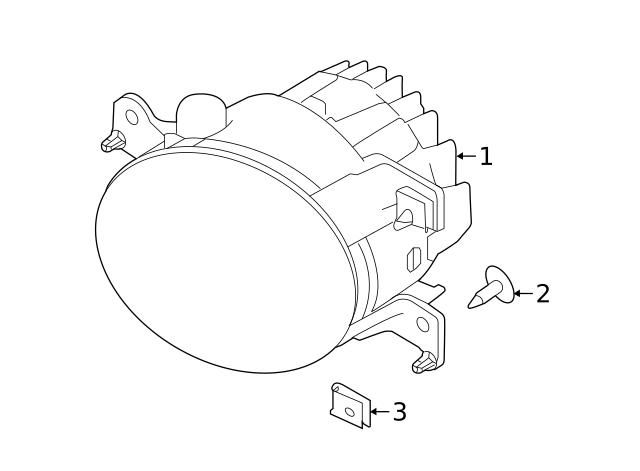 26150-4GA0B - Fog Lamp Assembly 2019-2024 Nissan | Nissan Parts ...