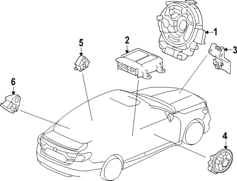 Air Bag Components for 2023 Honda Accord | Honda Parts HQ