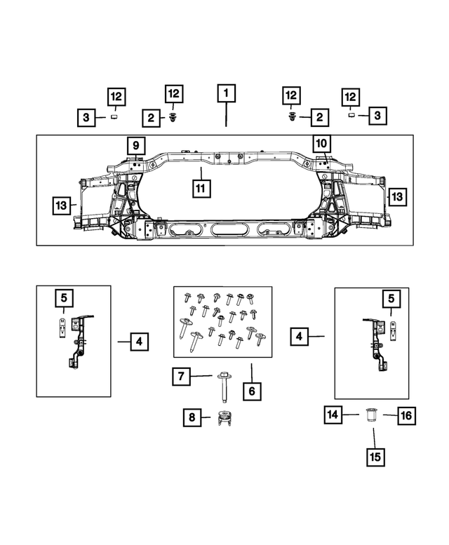 2019-2024 Ram Screw, Upper 6513106AA | My Mopar Parts