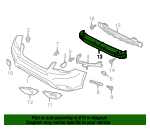 2014-2018 Subaru Forester Energy Absorber 57722SG020 | Subaru Parts Store