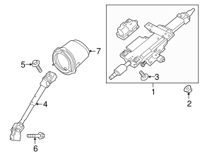 2017-2023 Jaguar F-Pace Lower Shaft T4A32786 | JaguarParts.com
