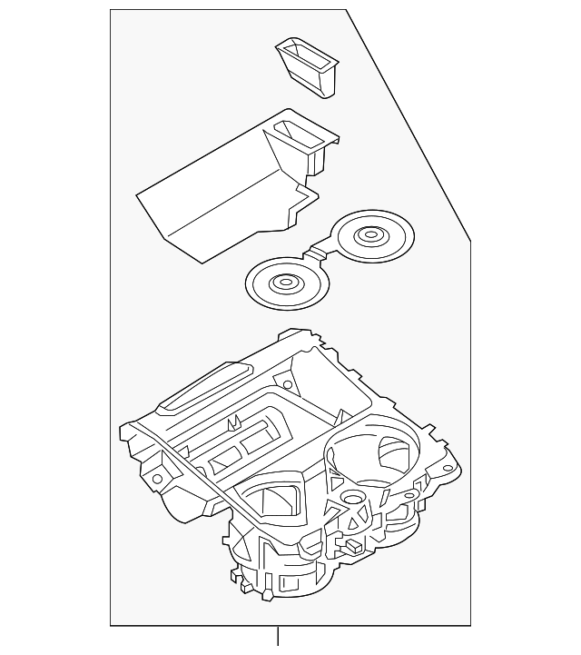 Genuine BMW 51-16-5-A01-0B0 | Cup Holder | FREE Shipping on Most Orders ...