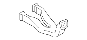 Genuine BMW 51-16-9-363-821 | Instrument Panel Air Duct | FREE Shipping ...