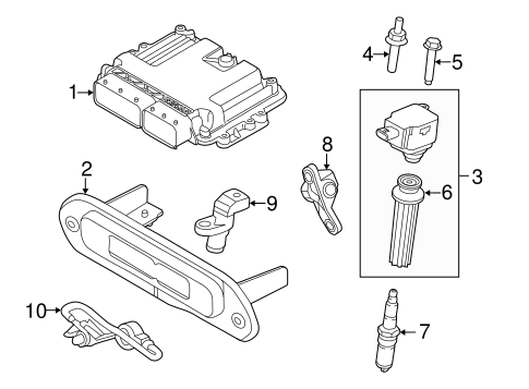 Powertrain Control for 2012 Ford Edge | QuirkParts