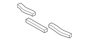 2017-2018 Mazda 3 Air Guide Rear Seal B63E-50-2G1 | RealMazdaParts.com